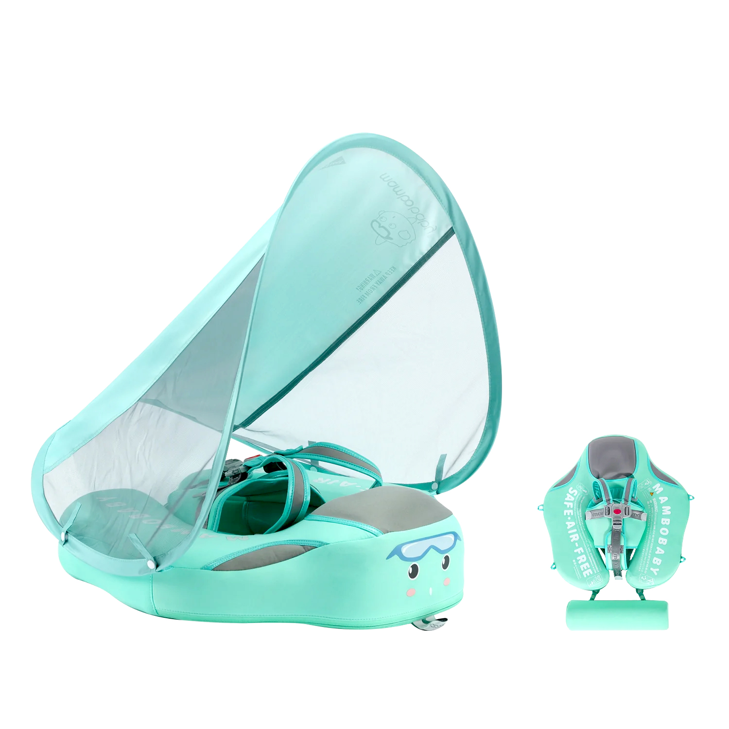 Mambobaby Pool Float Deluxe with Canopy and Tail